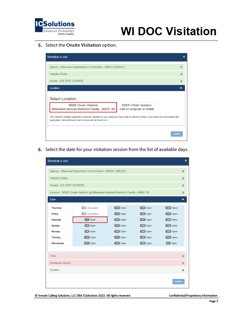 ICS Corrections, Inc. | Wisconsin Department of Corrections