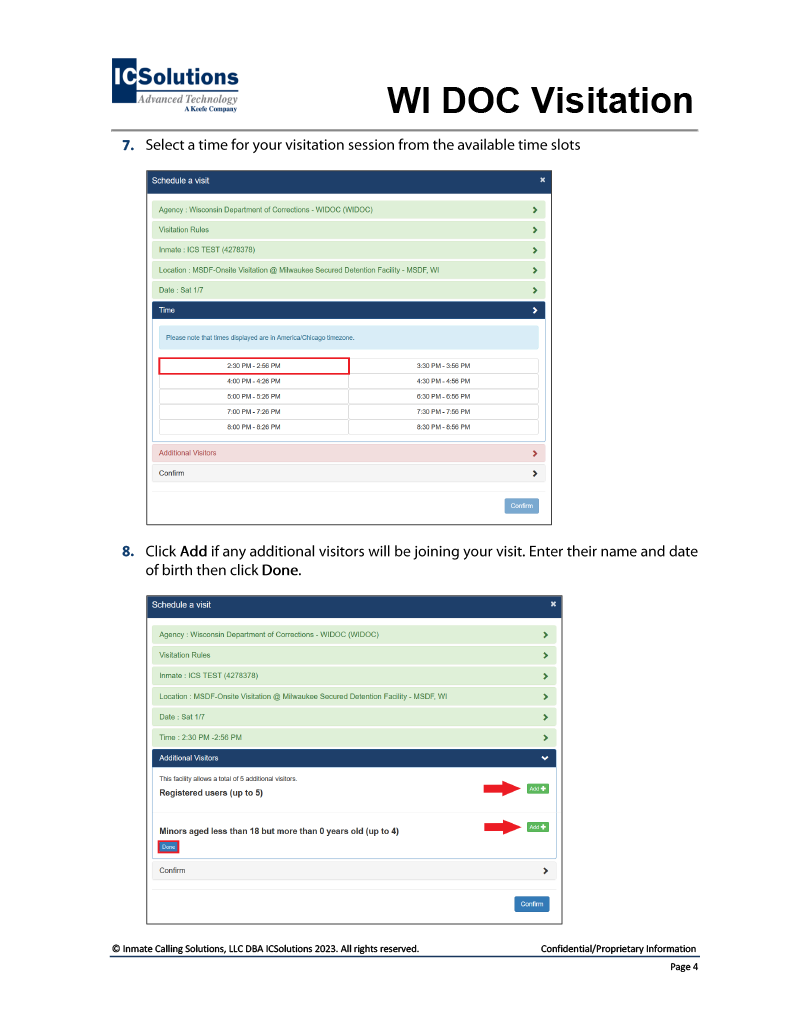 ICS Corrections, Inc. | Wisconsin Department of Corrections