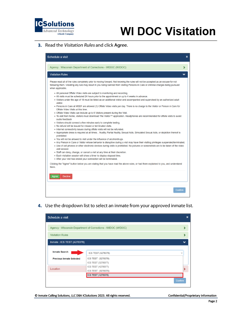 ICS Corrections, Inc. | Wisconsin Department of Corrections