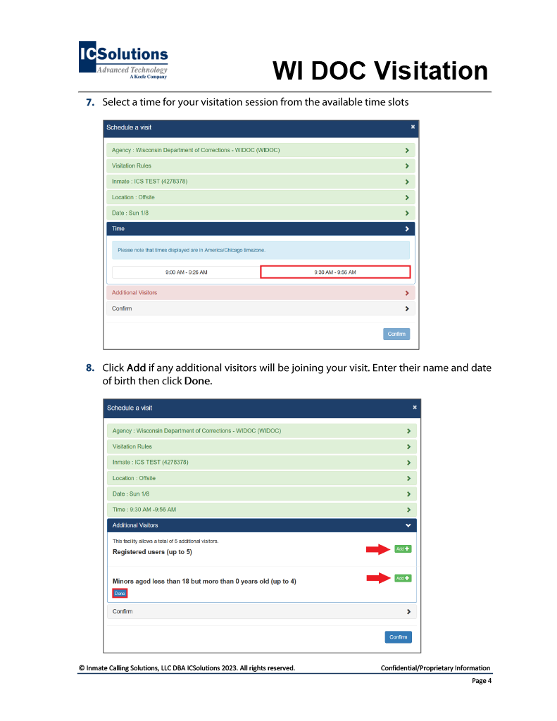 ICS Corrections, Inc. | Wisconsin Department of Corrections